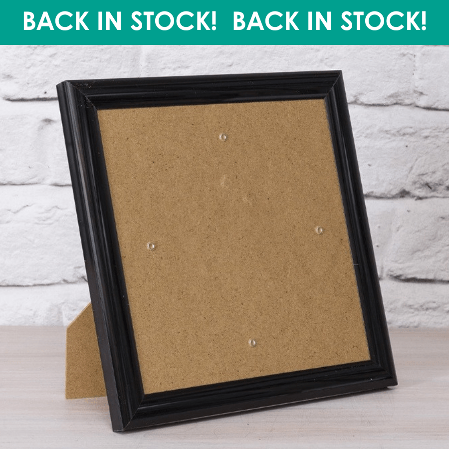 Crystal Art Card Frame- 18x18cm - Black – Craft Buddy