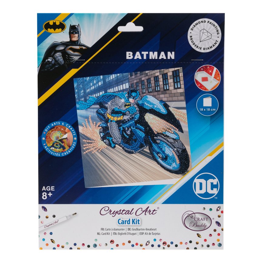 "Batman" DC Comics Crystal Art Card – Craft Buddy