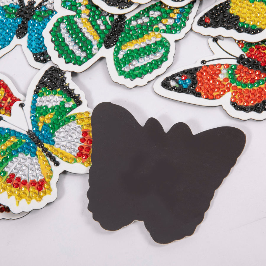 Crystal Art Butterflies Magnet Sticker Kit x 20 – Craft Buddy
