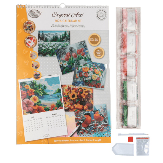 Crystal Art Calendar Kit 2026 – Craft Buddy