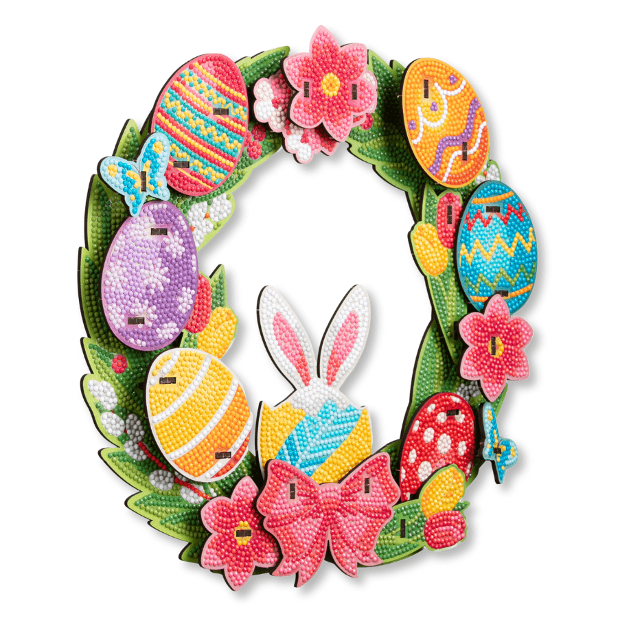"Easter Surprise" Crystal Art 3D Wreath Kit – Craft Buddy