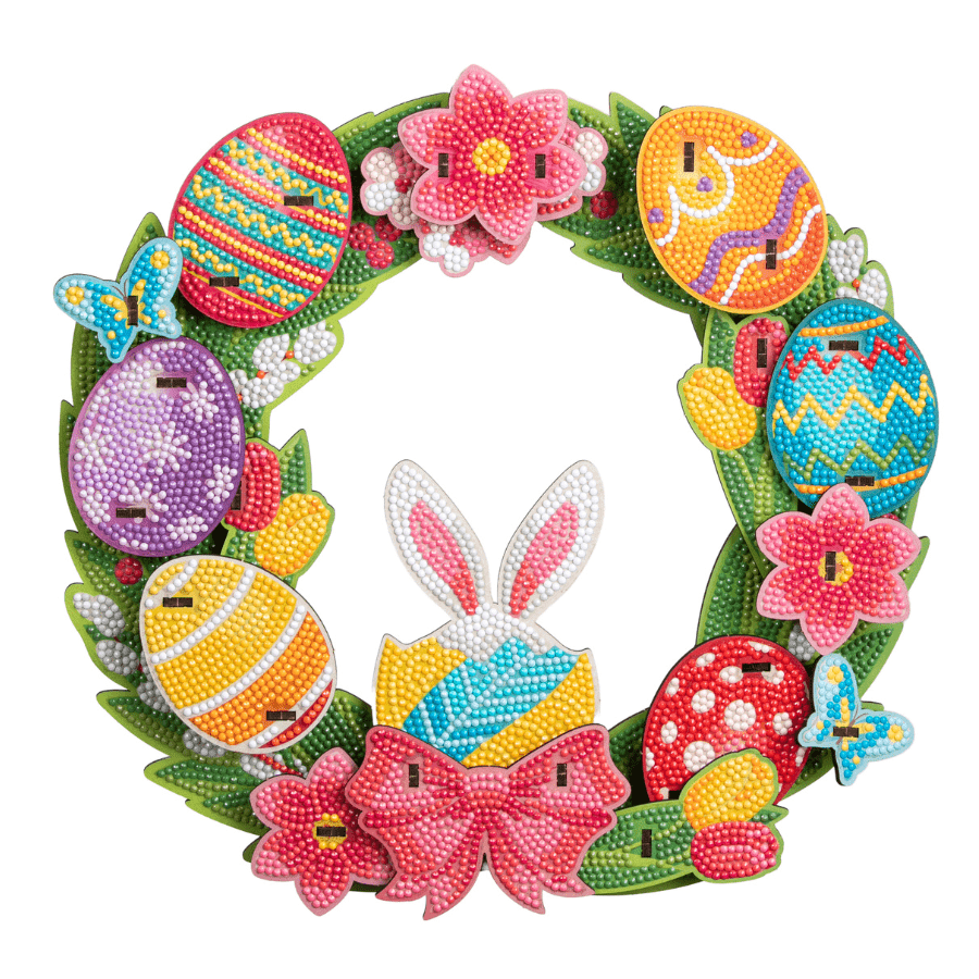 "Easter Surprise" Crystal Art 3D Wreath Kit – Craft Buddy