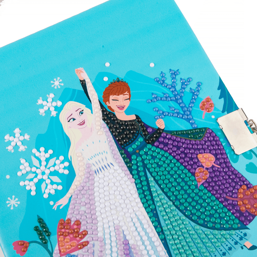 Elsa & Anna Crystal Art Secret Diary Disney – Craft Buddy