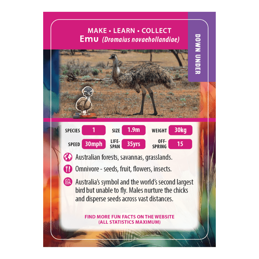 Emu Crystal Art Wildlife Buddies – Craft Buddy