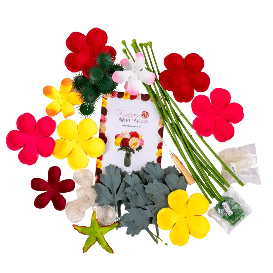 Forever Flowerz Radiant Ranunculus Kit (makes 30) – Craft Buddy