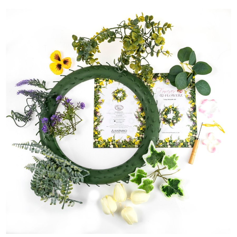 Forever Flowerz Tulip Wreath Kit – Craft Buddy