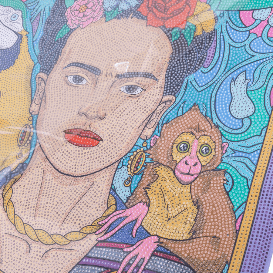 Frida Kahlo Crystal Art Scroll Kit 40x50cm – Craft Buddy