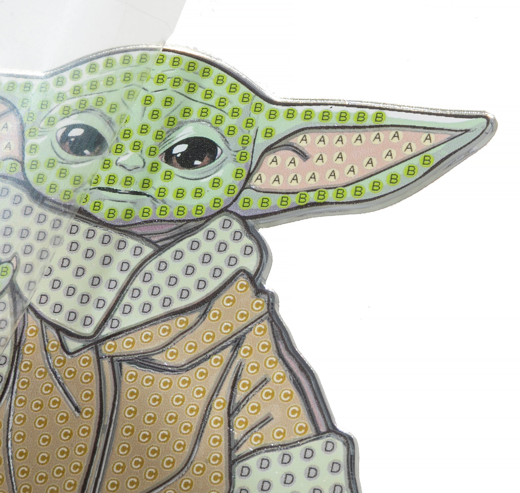 Grogu Crystal Art Mirror Buddies Kit Star Wars – Craft Buddy