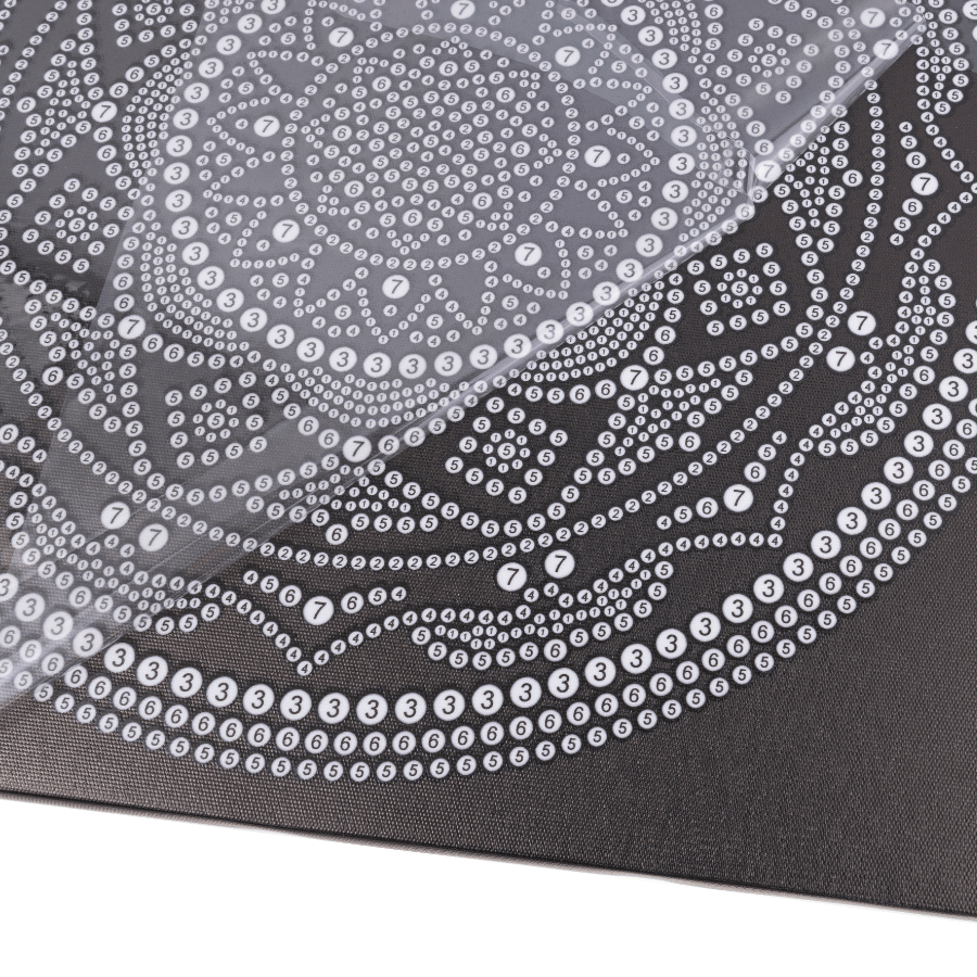 Mandala Pearl Art Canvas Kit 35x35cm – Craft Buddy