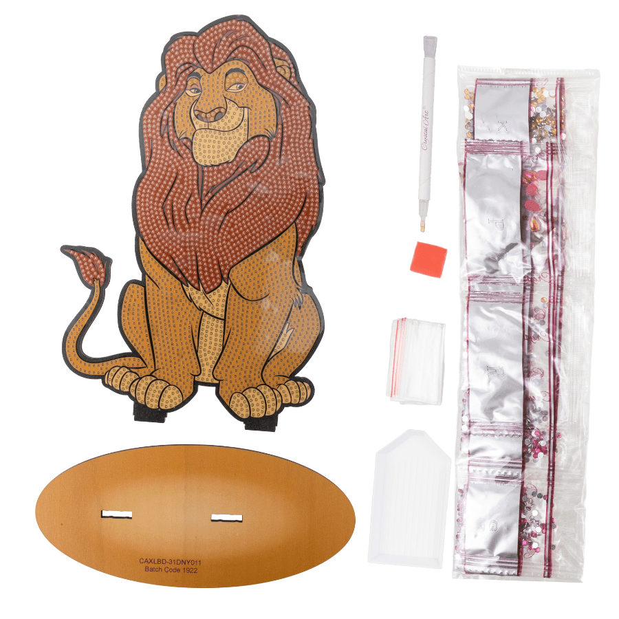 "Mufasa" Disney Crystal Art Buddies XL – Craft Buddy