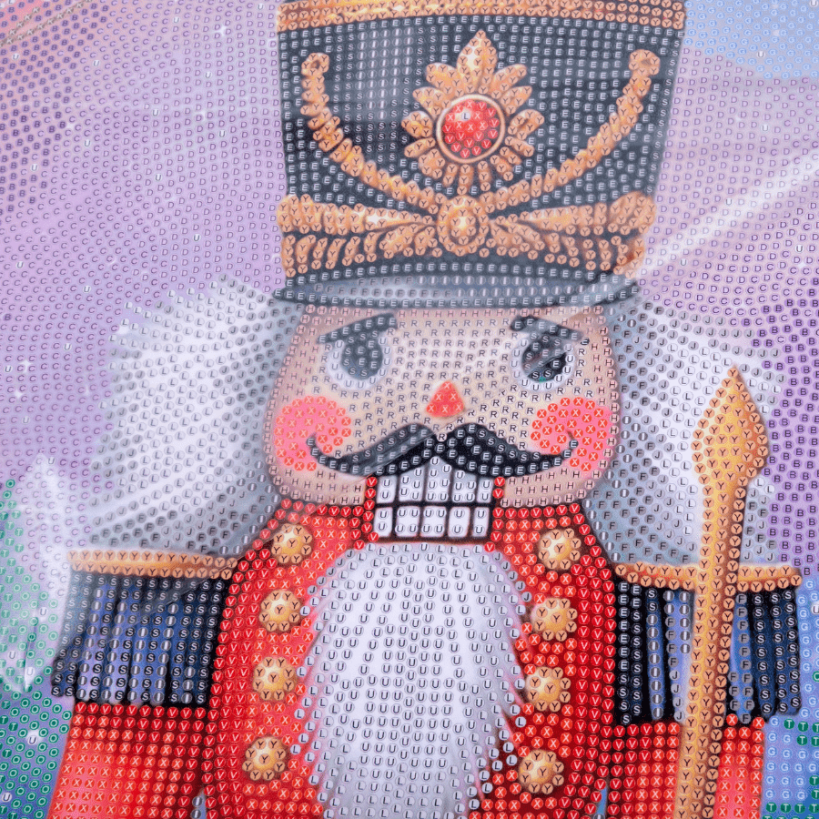 Nutcracker Crystal Art Scroll Kit 40x50cm – Craft Buddy