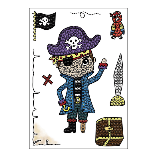 "Pirate Adventure" Crystal Art A6 Stamp Set – Craft Buddy