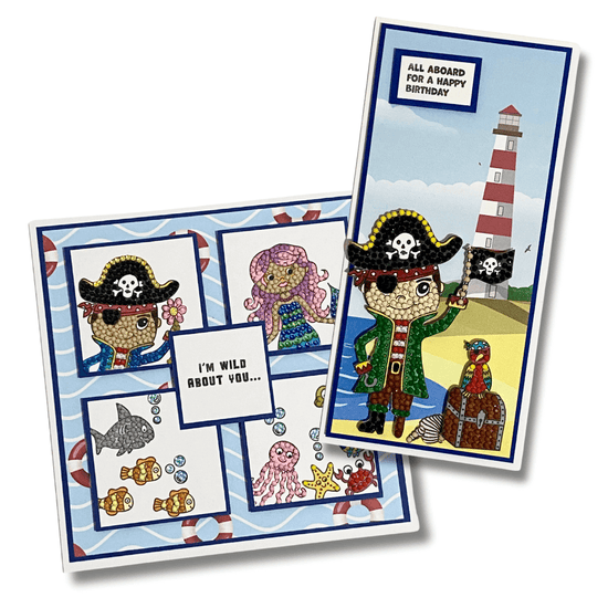 "Pirate Adventure" Crystal Art A6 Stamp Set – Craft Buddy