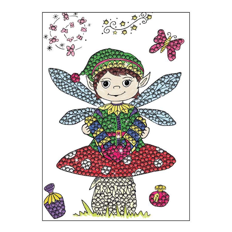 Playful Pixie Crystal Art A6 Stamp Set – Craft Buddy