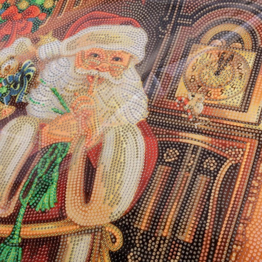 "Santa's Secret" Crystal Art Scroll Kit 40x50cm – Craft Buddy