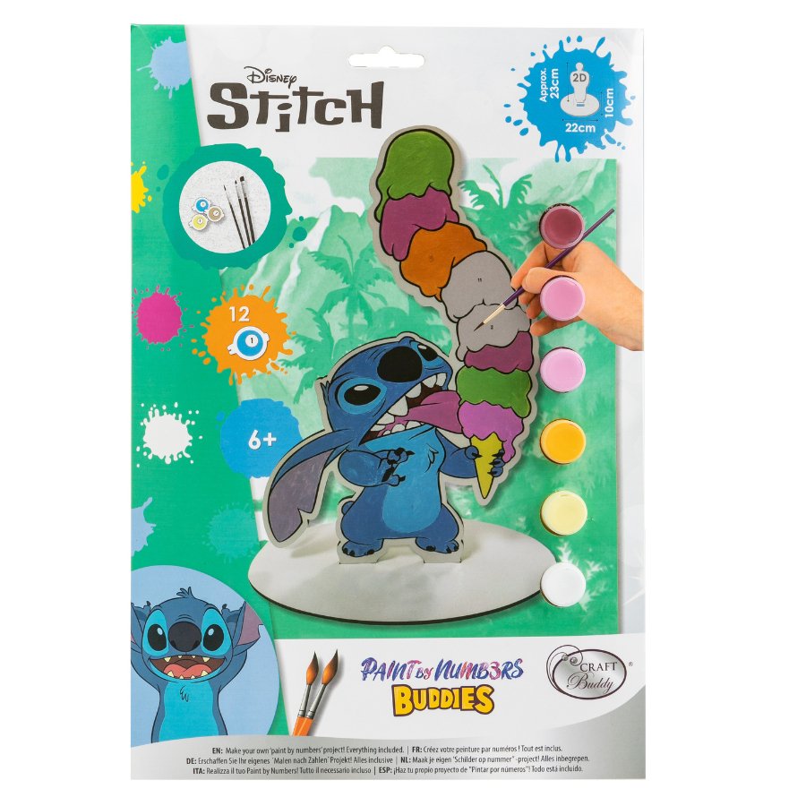 "Stitch" Disney Paint By Numbers XL Buddies Kit – Craft Buddy
