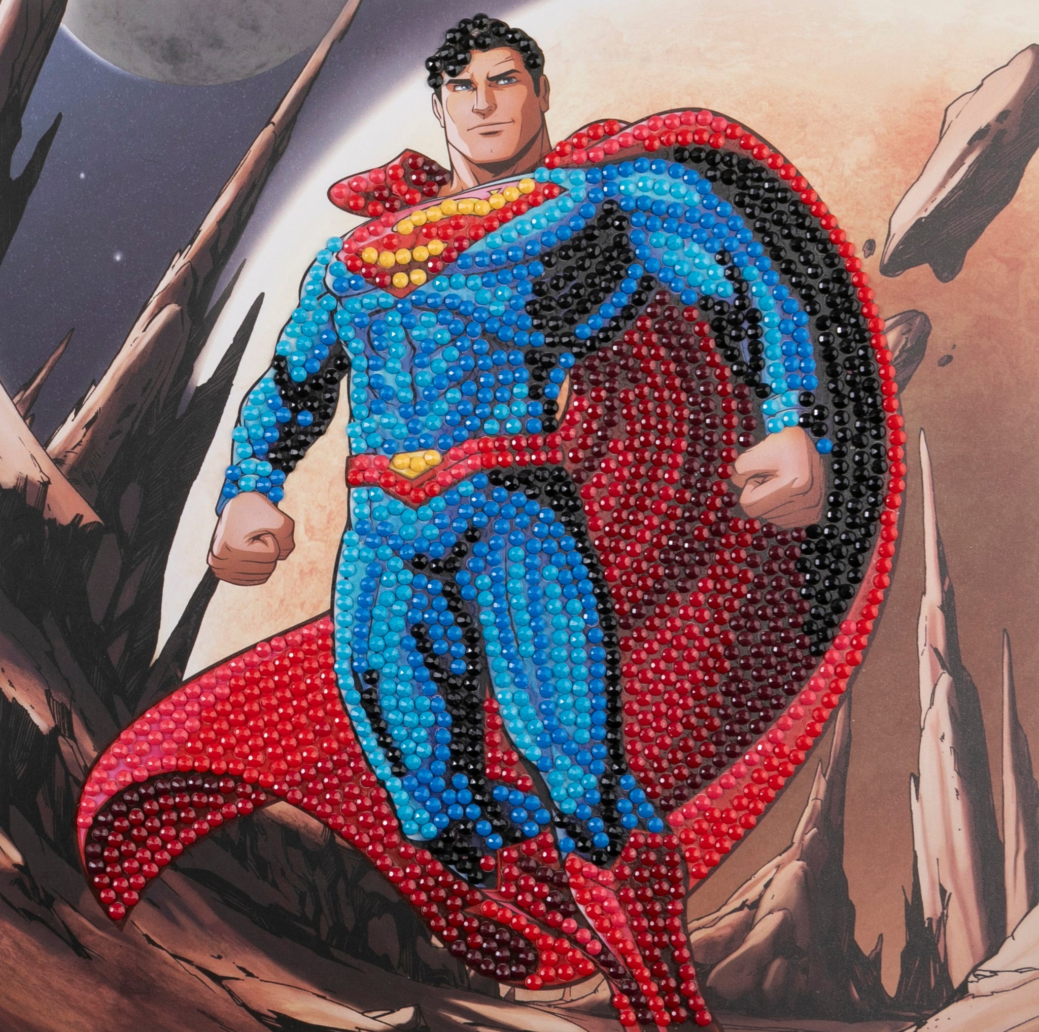 "Superman" DC Comics Crystal Art Card – Craft Buddy
