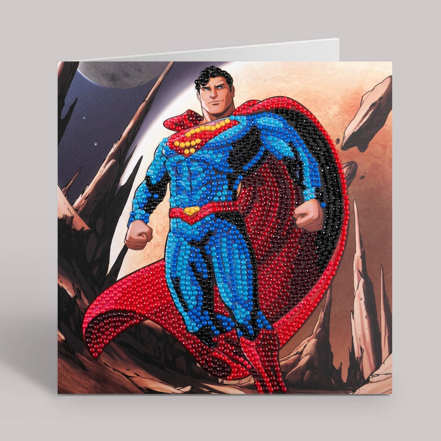 "Superman" DC Comics Crystal Art Card – Craft Buddy