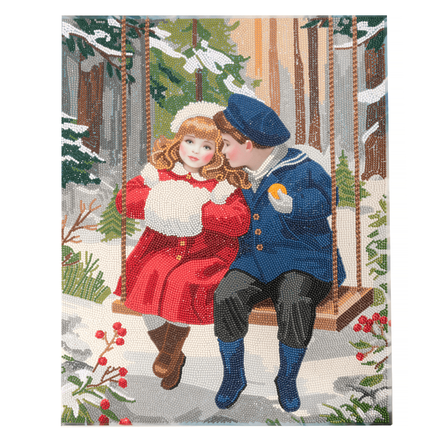 Winter Secrets Crystal Art Framed Canvas Kit 40x50cm – Craft Buddy