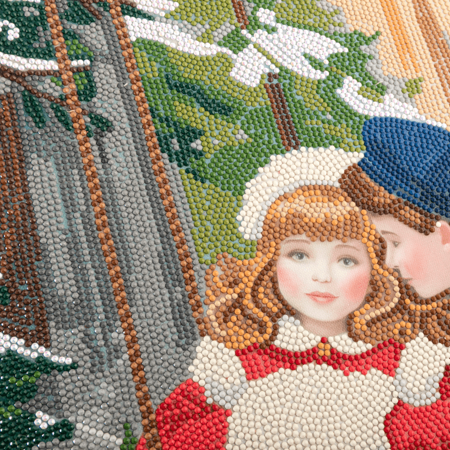 Winter Secrets Crystal Art Framed Canvas Kit 40x50cm – Craft Buddy