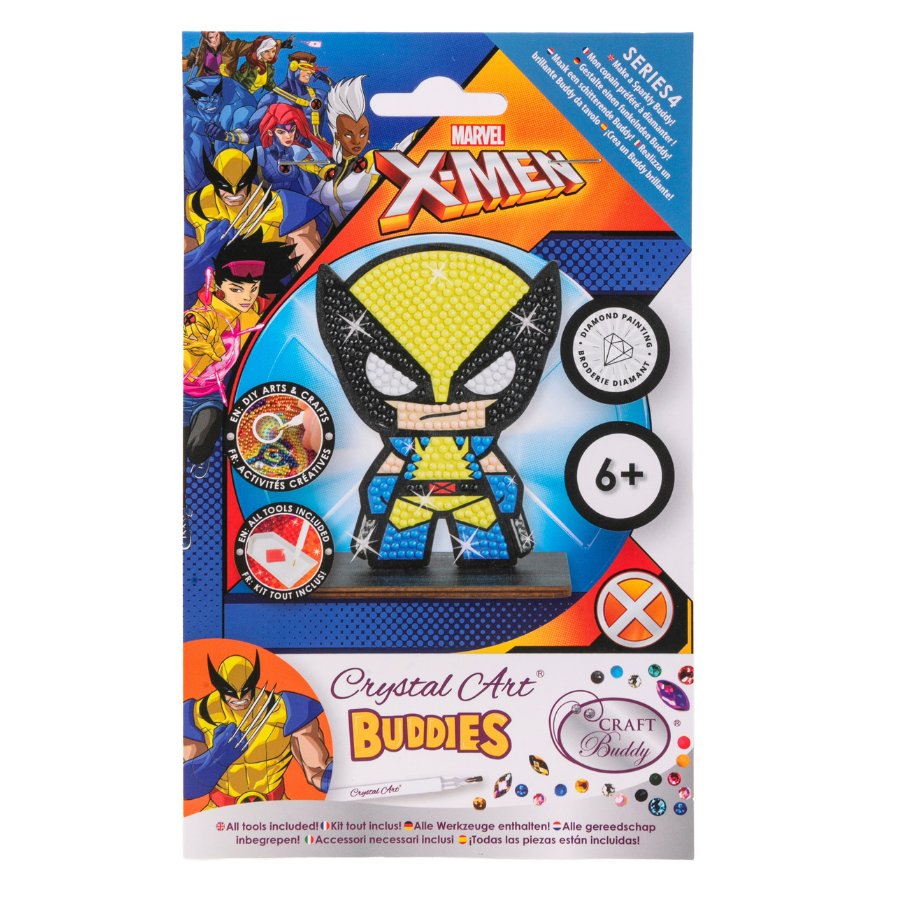 "Wolverine" Crystal Art Buddy MARVEL Series 1 – Craft Buddy