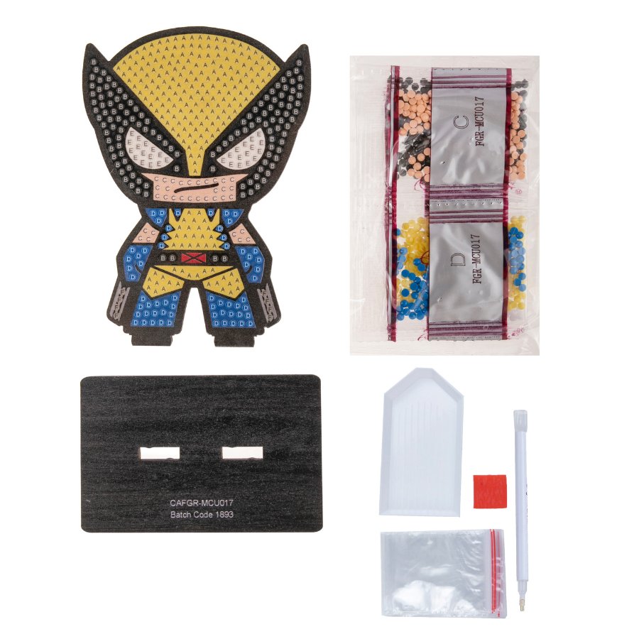 "Wolverine" Crystal Art Buddy MARVEL Series 1 – Craft Buddy