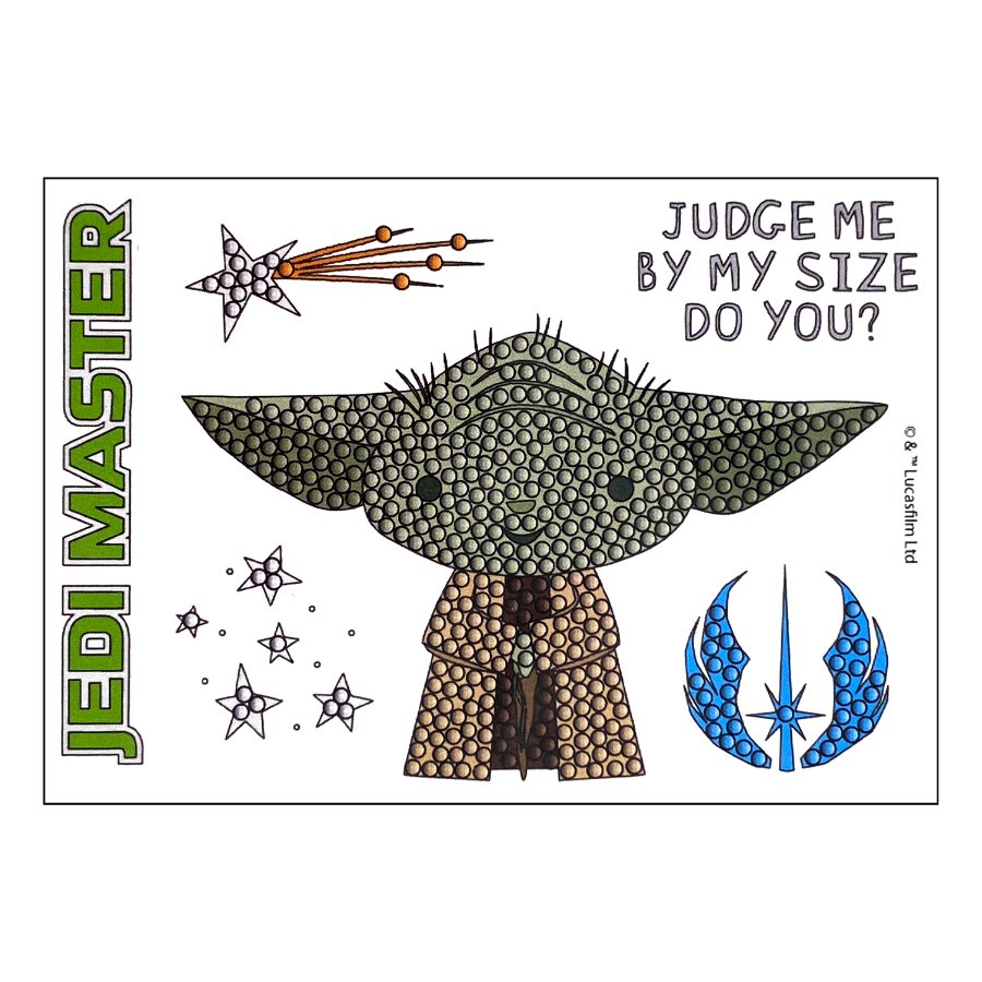 "Yoda" Crystal Art A6 Stamp Set – Craft Buddy