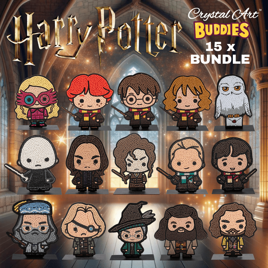 Harry Potter Crystal Art Buddies – Complete Bundle x15 – Craft Buddy
