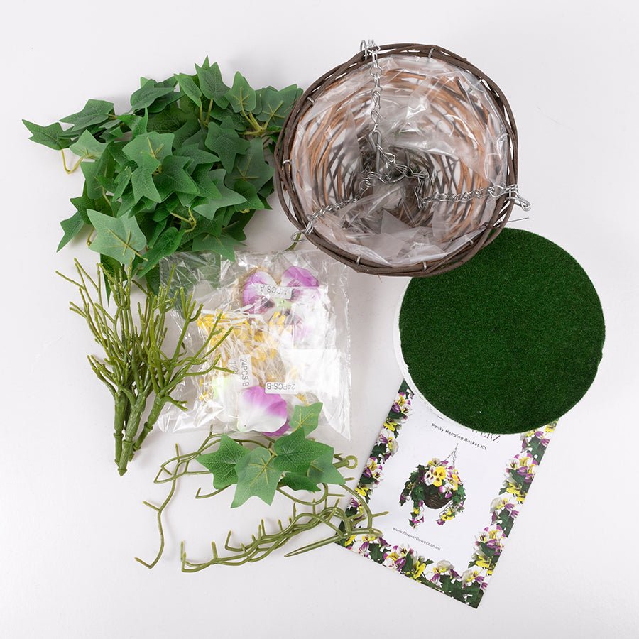 "Pansy" Forever Flowerz Hanging Basket Kit – Craft Buddy